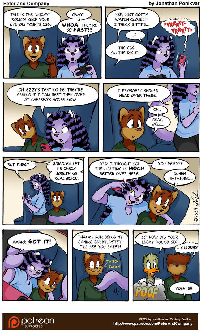 Peter & Company: Comic #311: The Lucky Round